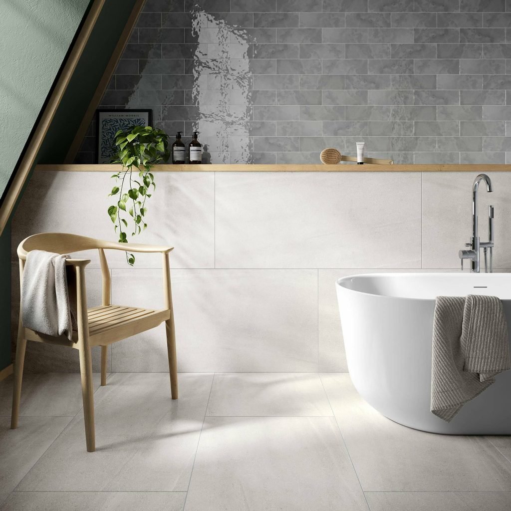 Pietra Moda White 8 - 20mm Indoor Outdoor Tiles Stone Tiles Direct
